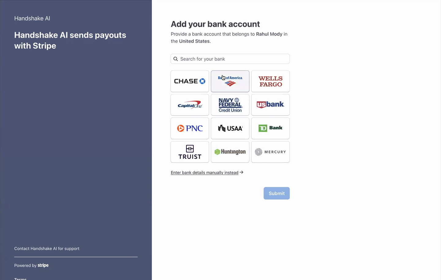 How to Set Up Stripe – Handshake Help Center